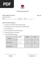 Lesson1 Electing Class Officers | PDF | Reading Comprehension | Learning