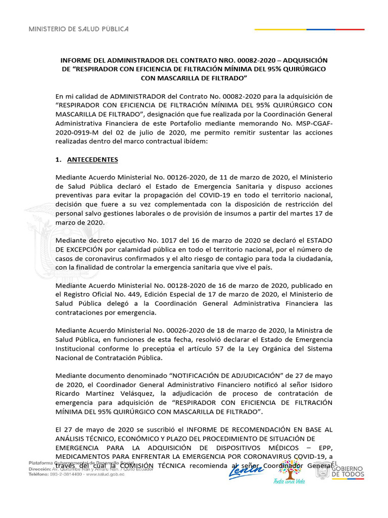 Informe Ejm | PDF | Administración Pública