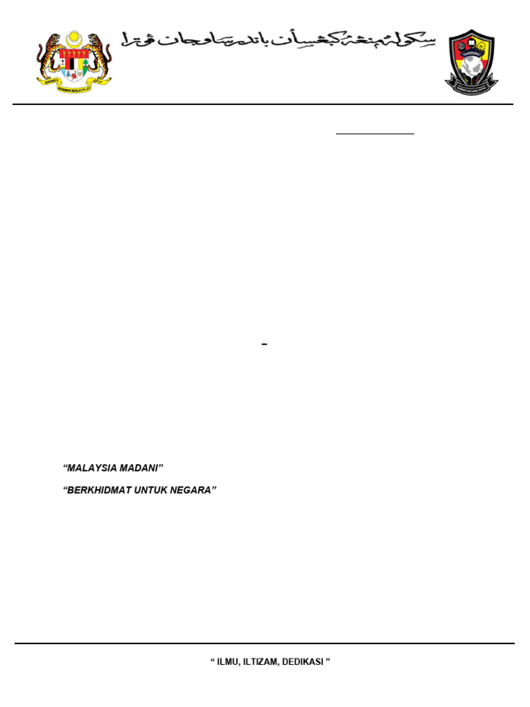 Surat Jemputan Ibu Bapa | PDF