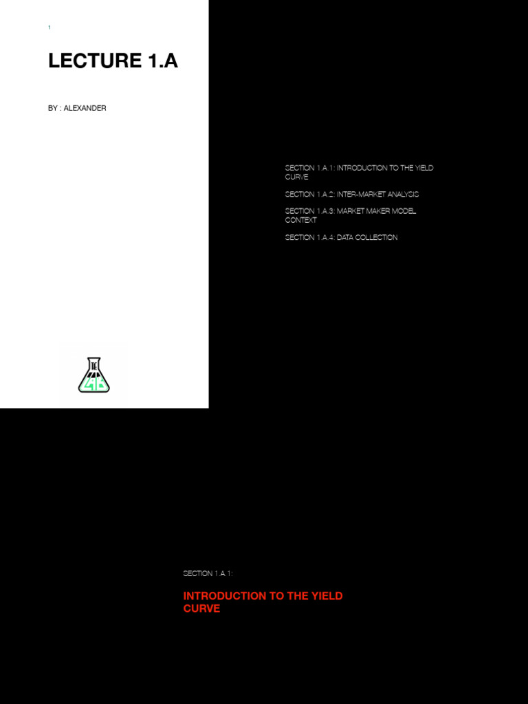 Lecture 1 A Class Pdf Pdf Bonds Finance Yield Finance