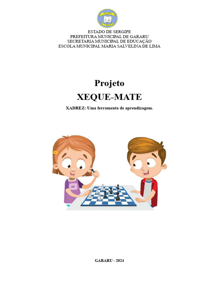 Projeto Xadrez Concluido | PDF | Xadrez | Pedagogia