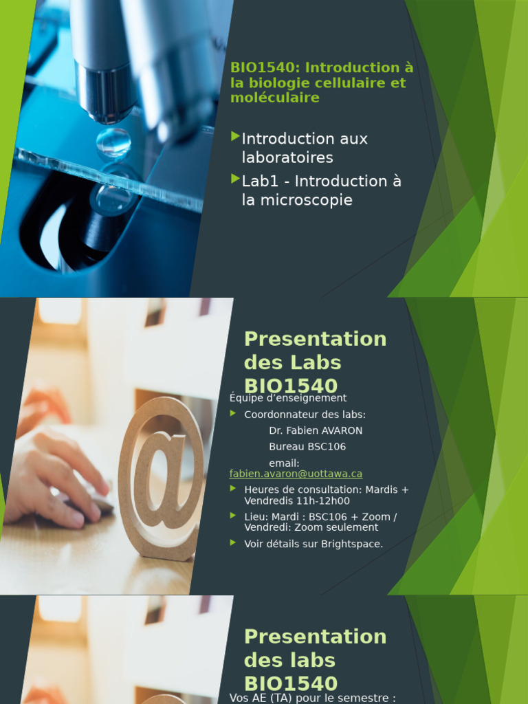 BIO1540_prelab1_W2025 | PDF | Cellule (Biologie) | Biologie