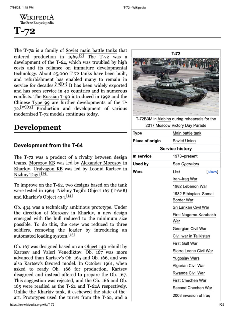 T 72 | PDF