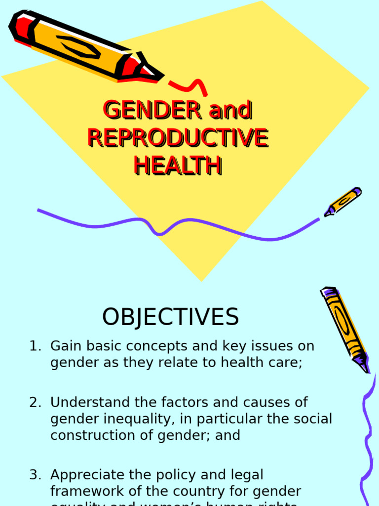Gender and Reproductive Health | PDF | Woman | Gender
