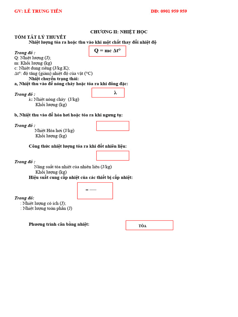 Bai Tap Co Ban Nhiet Hoc Vp9DAhCEYWqqeehDw Original | PDF