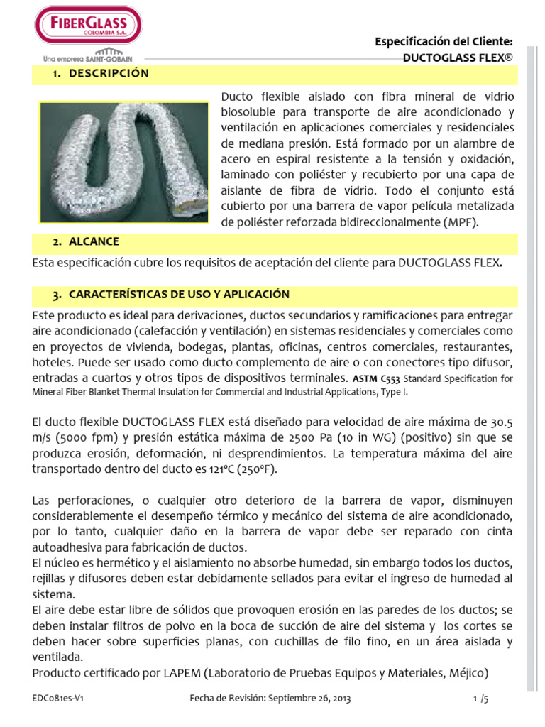 FT - AA - 016 Manga Flexible | PDF | Tubería (transporte de fluidos ...