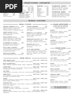 Incanta Menu Br693txx | PDF | Sushi | Tofu