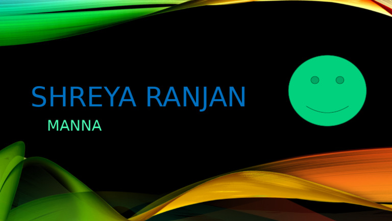 Shreya Ranjan: Manna | PDF