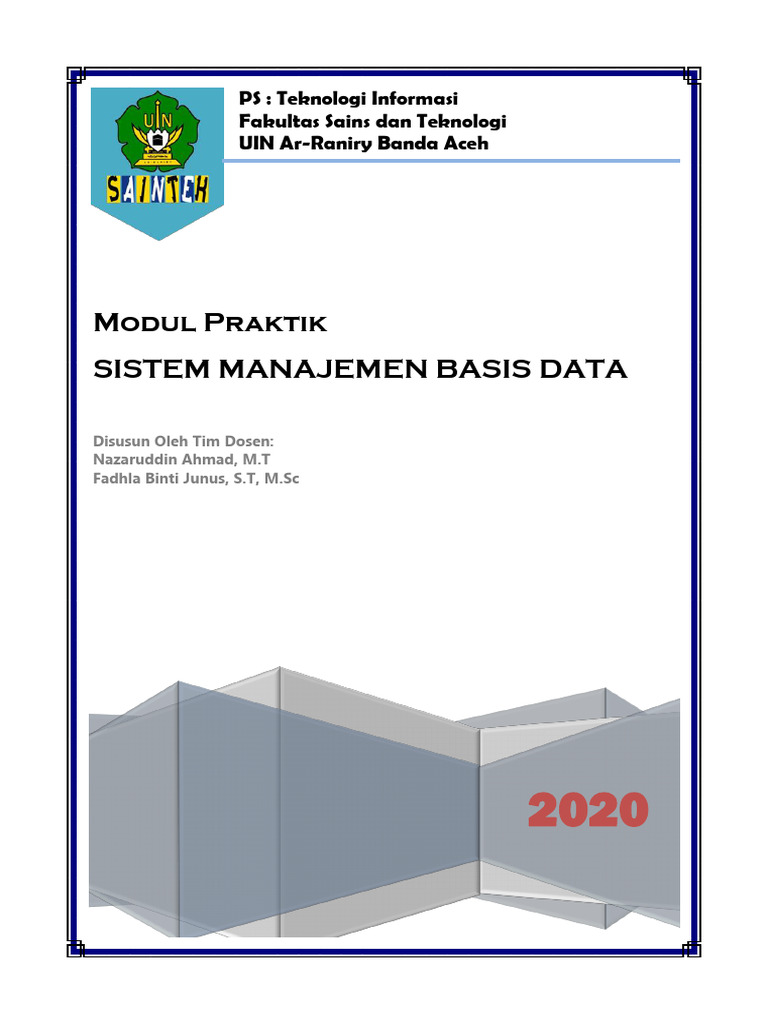 Modul Praktik SMBD - 4. Data Definition Language (DDL) | PDF