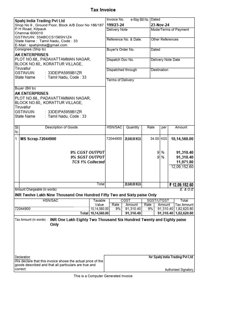Einvoice Draft | PDF | Invoice | Economies