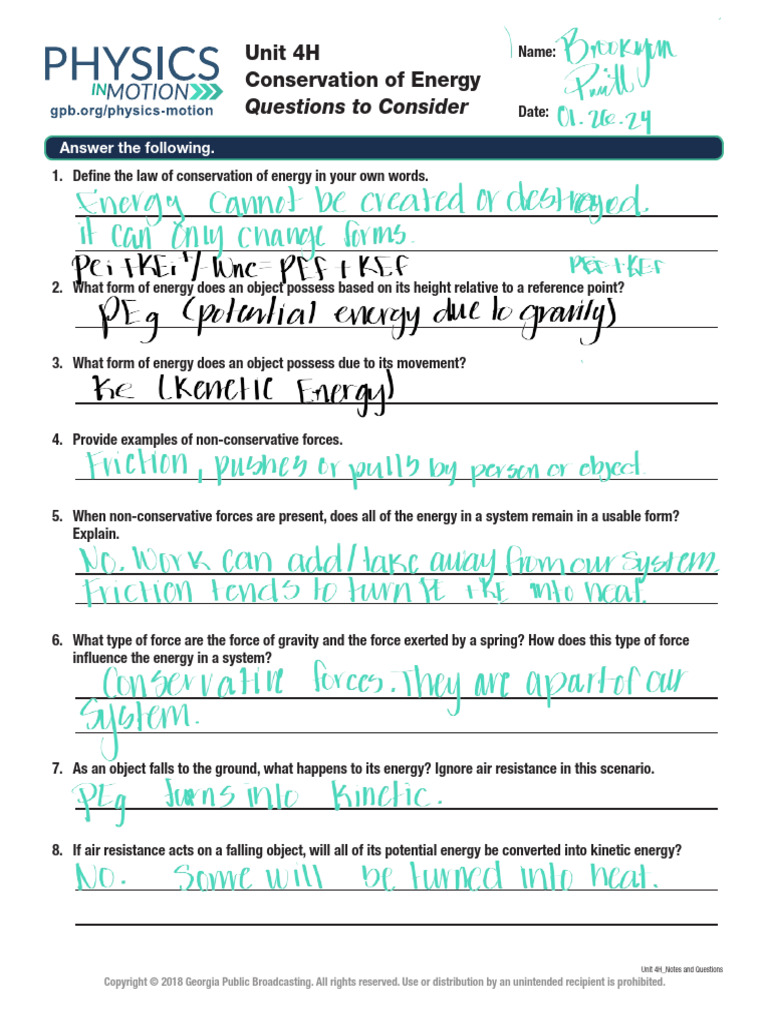 Unit 4H Notetaking Guide and Quest | PDF