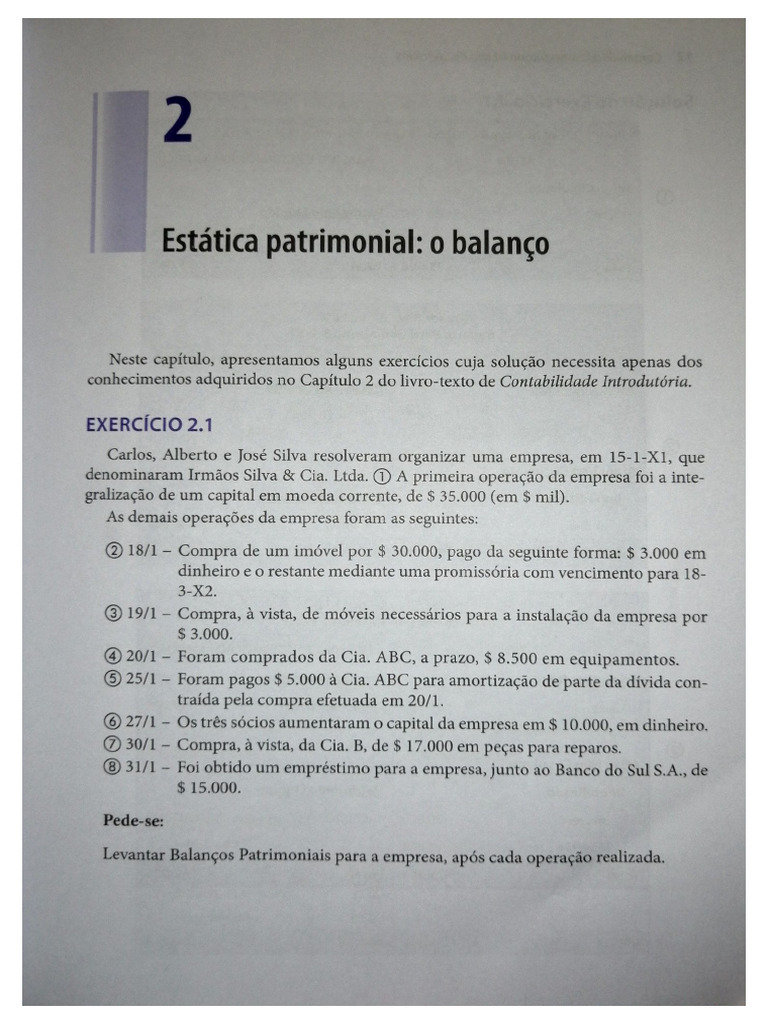 Exercício Cap 2 3 4 Fea Usp | PDF