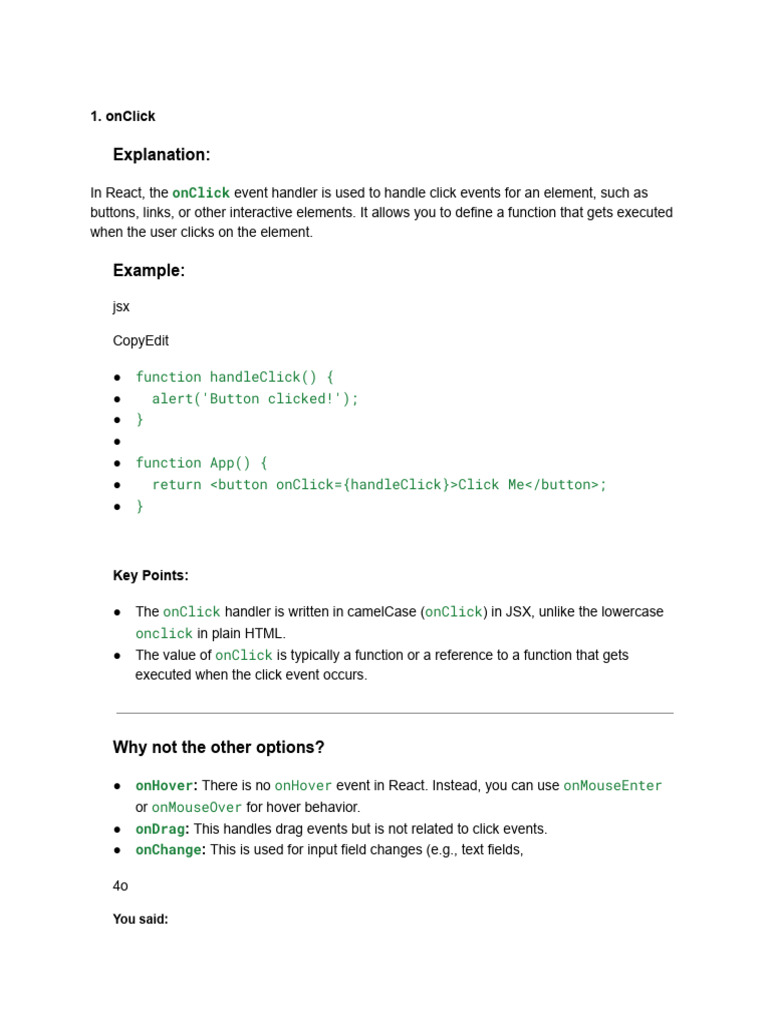 react component | PDF | Java Script | Programming Paradigms react component | PDF | Java Script | Programming Paradigms