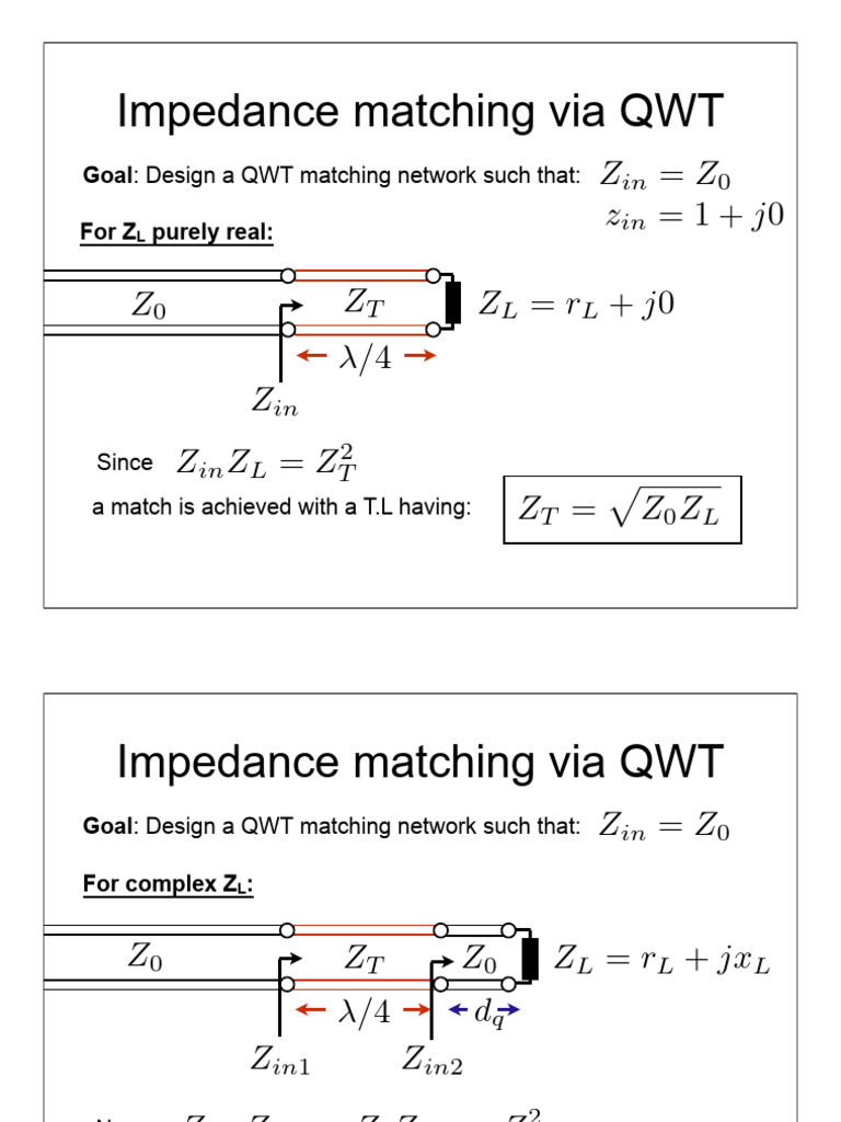 Impedance Matching | PDF | Computer Engineering | Electromagnetism
