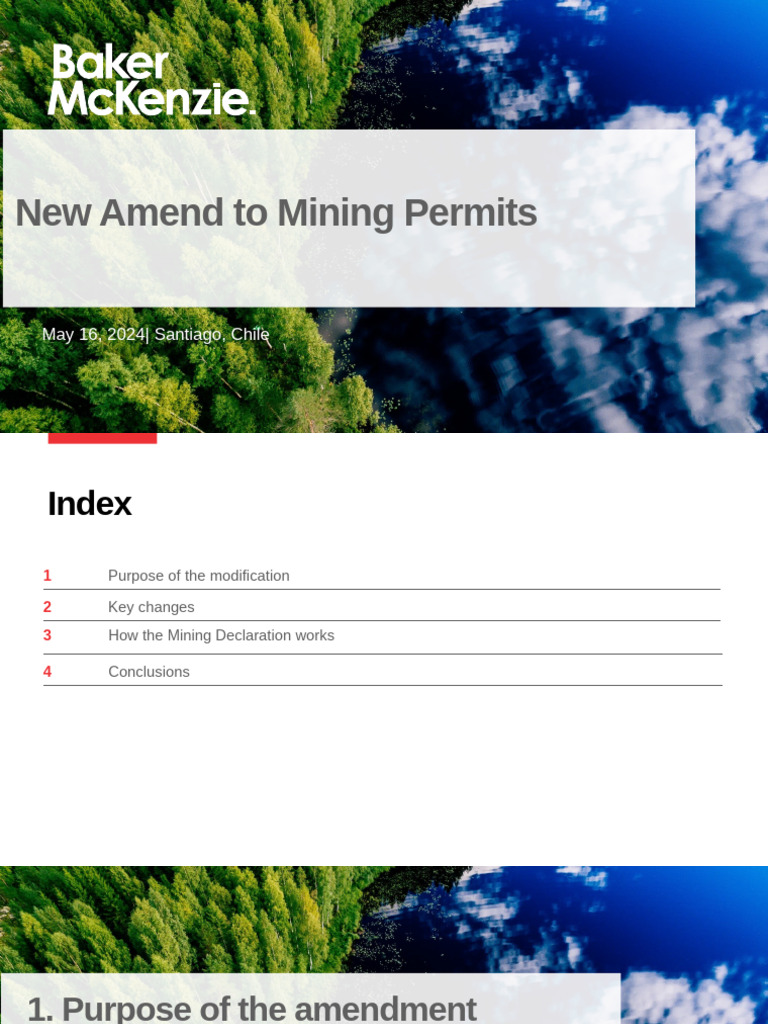Chile's New Mining Permit Amendments | PDF | Mining | Ore