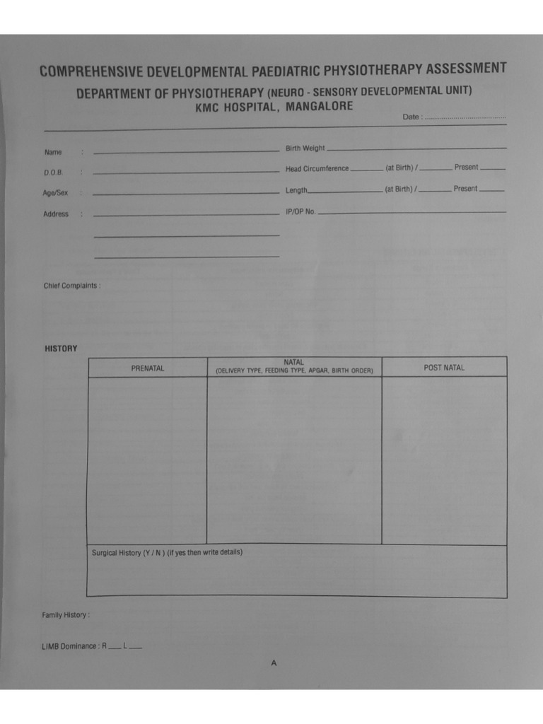 paeds assessment | PDF