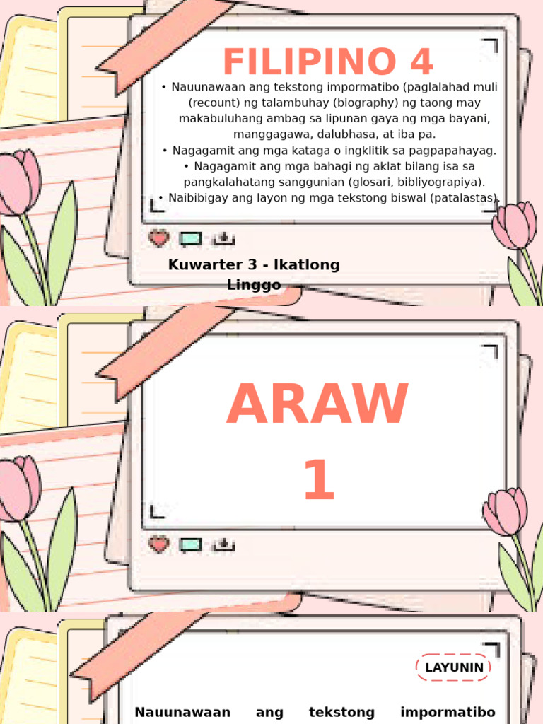 Filipino G4 Q3 W3 | PDF