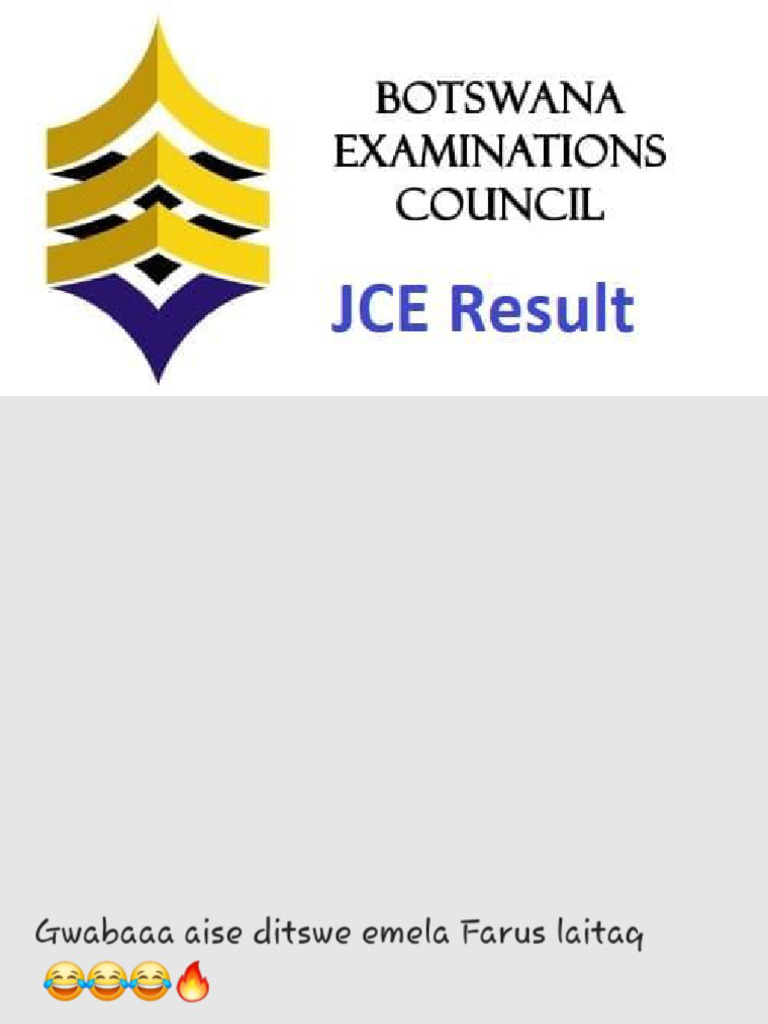 JCE 2024 Results Botswana Examination Council - 250110 - 130506 | PDF