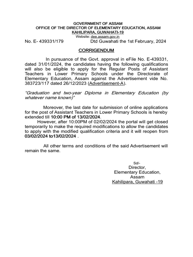 corrigendum_-_regarding_graduation | PDF