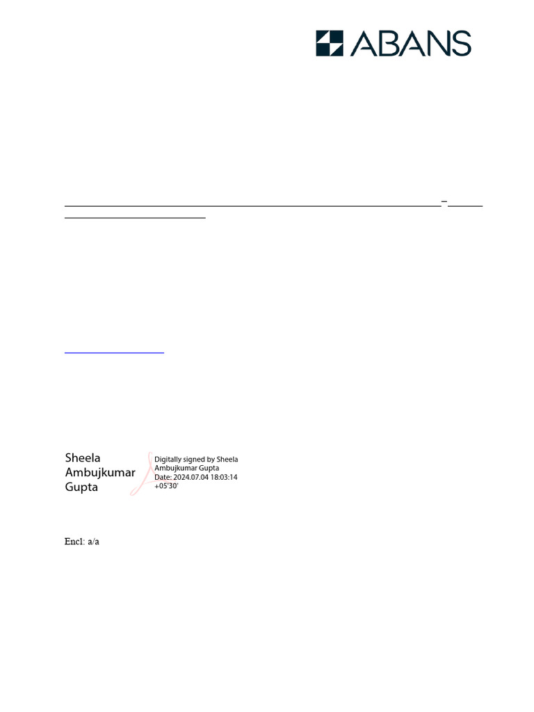 Abans Holdings | PDF | Governance | Investing