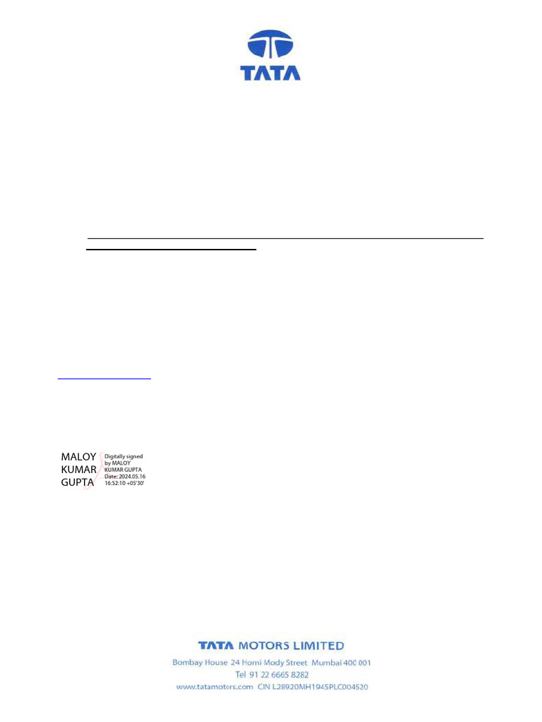 Tata Motors | PDF | Electric Vehicle | Cargo