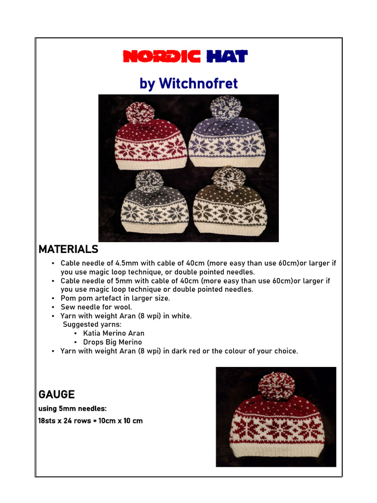 Nordic Hat English | PDF