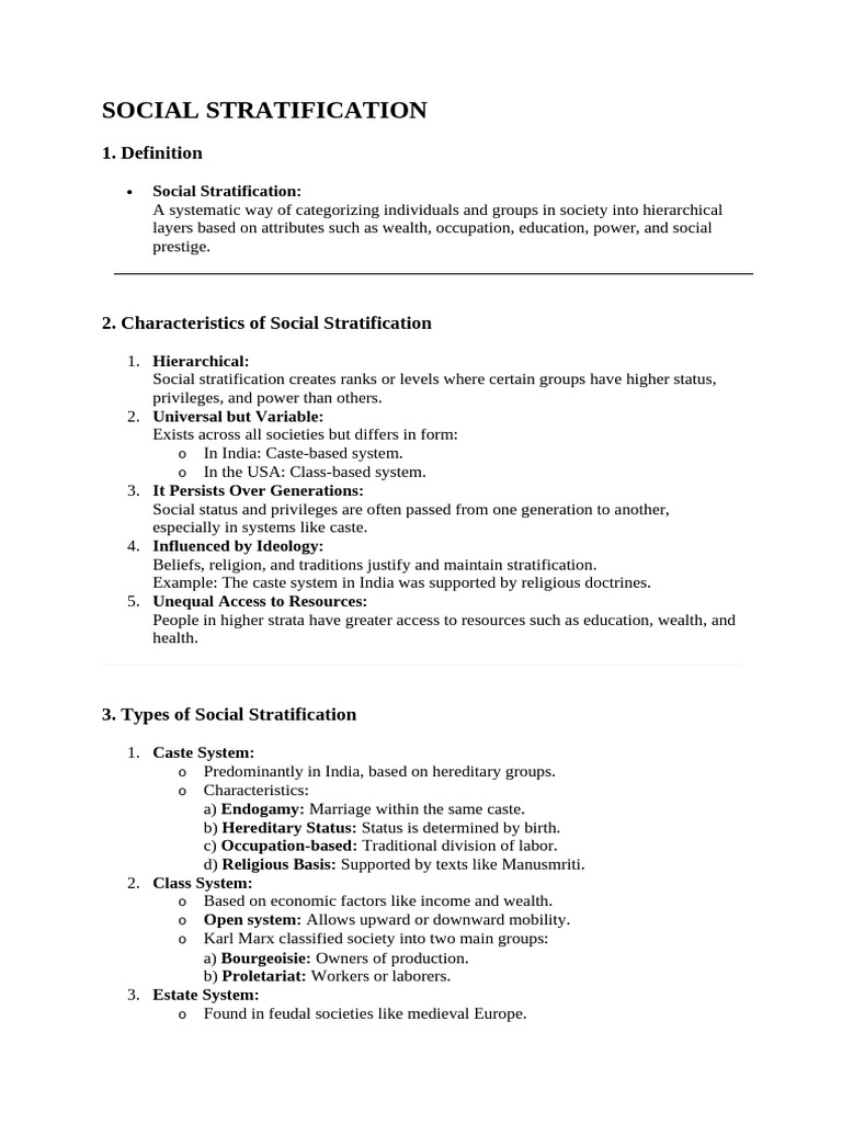 Social Status and Roles | PDF | Social Stratification | Social Status