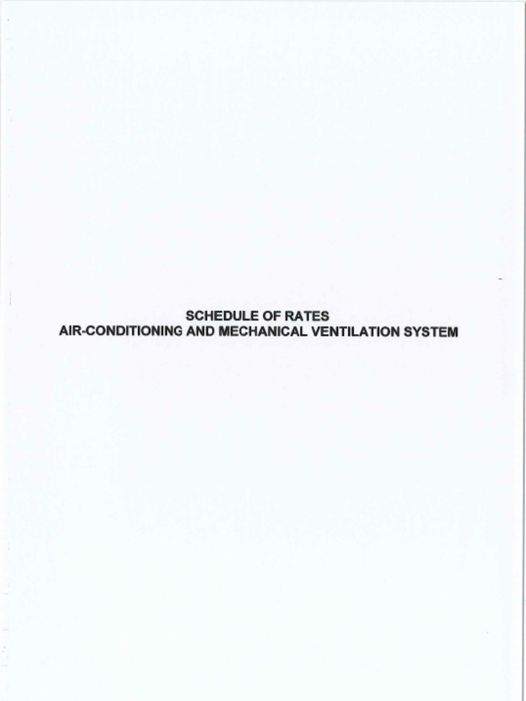 HVAC System Specifications | PDF | Temperature | Building Engineering