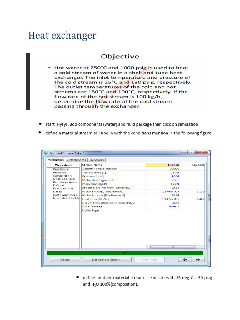 Heat Exchanger Simulation | PDF