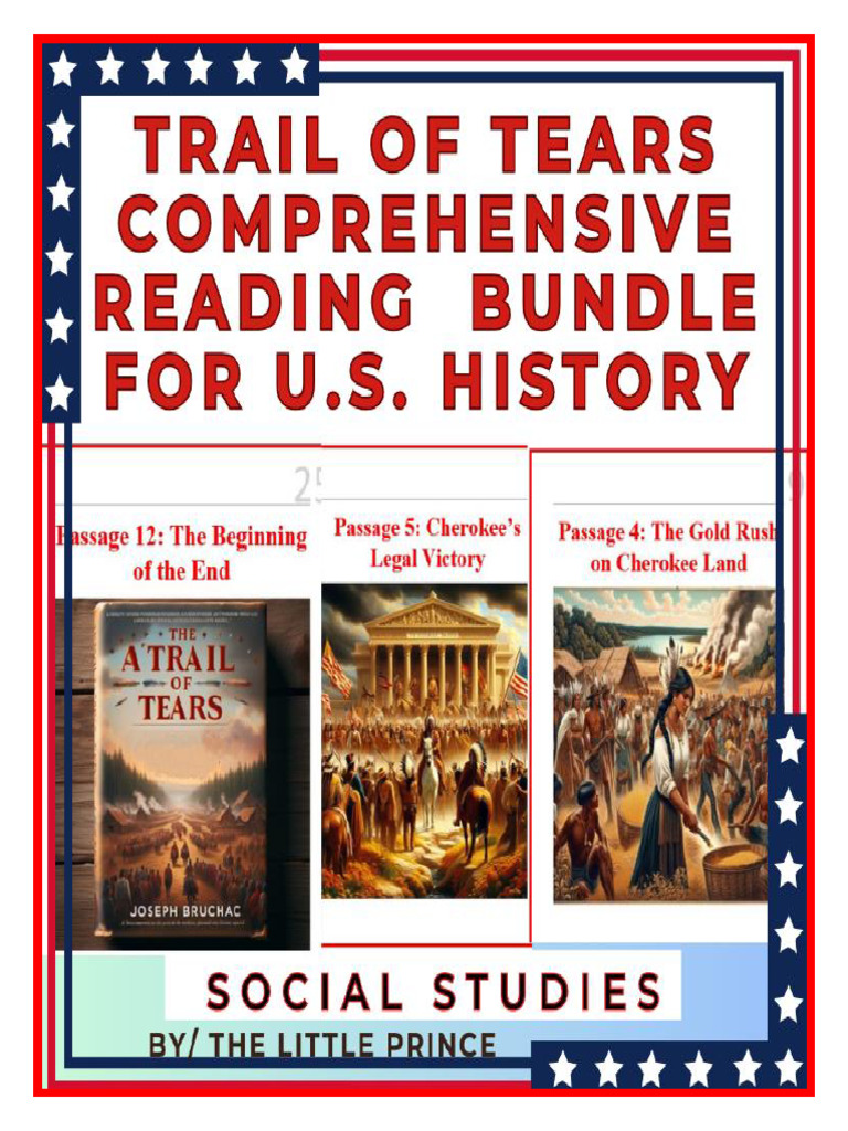 TrailofTearsComprehensiveReadingComprehensionBundleforUSHistory-1 | PDF ...