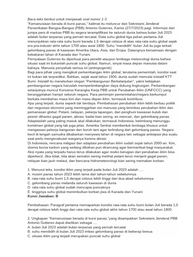 Soal LT 3 Campuran | PDF