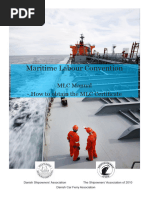MLC Inspection Checklist | PDF | Sailor | Occupational Safety And Health