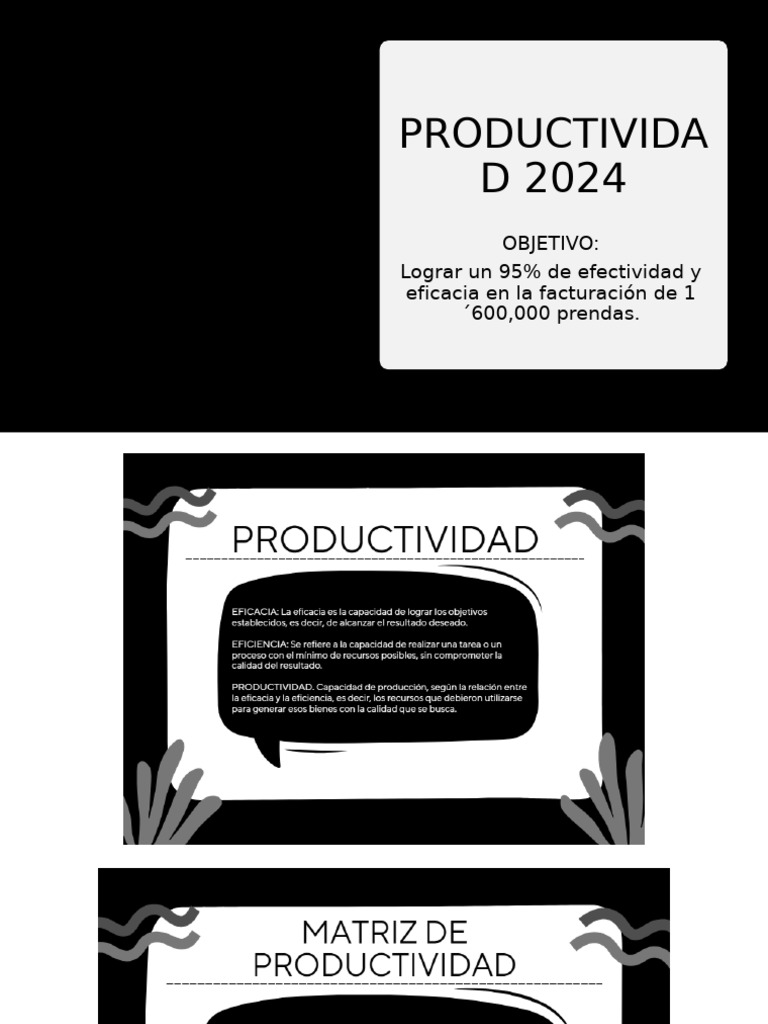 Productividad 2024 | PDF