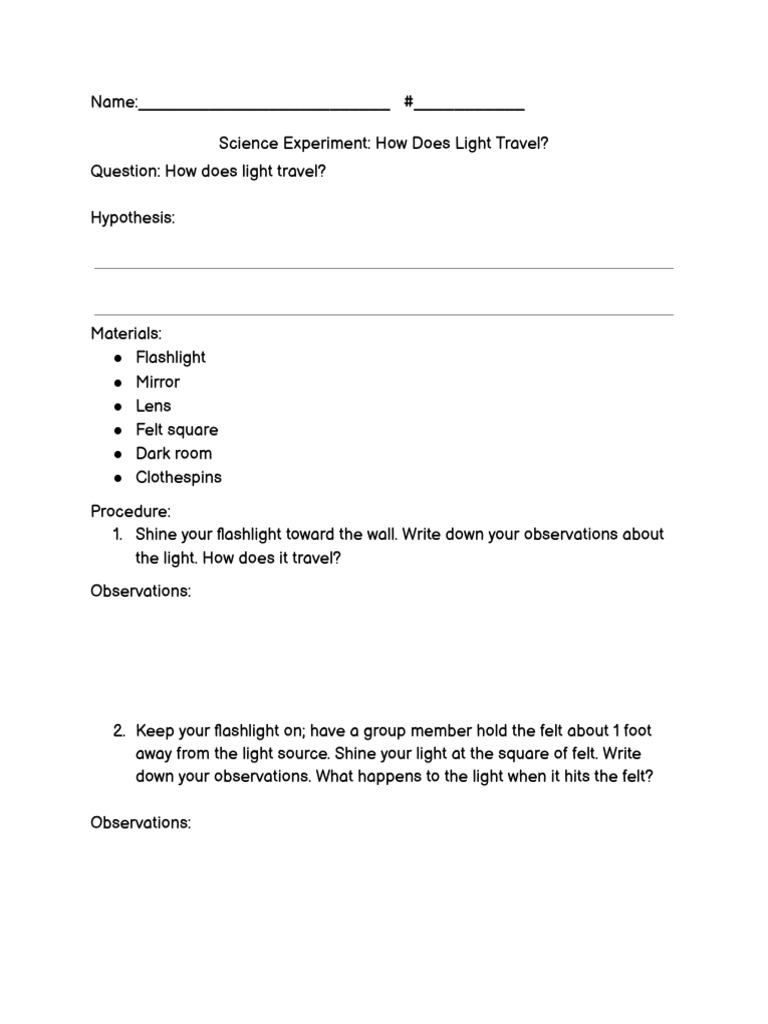 Light Science Unit-4 | PDF