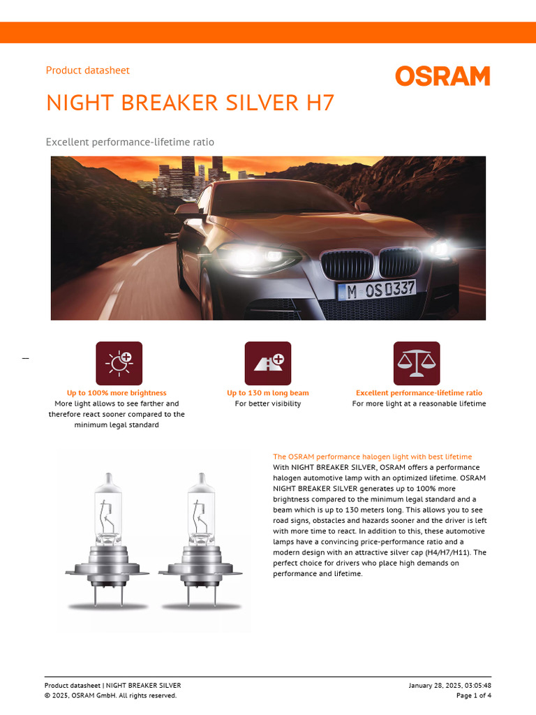 ZMP_4057698_NIGHT_BREAKER_SILVER_H7 (2) | PDF | Headlamp | Light