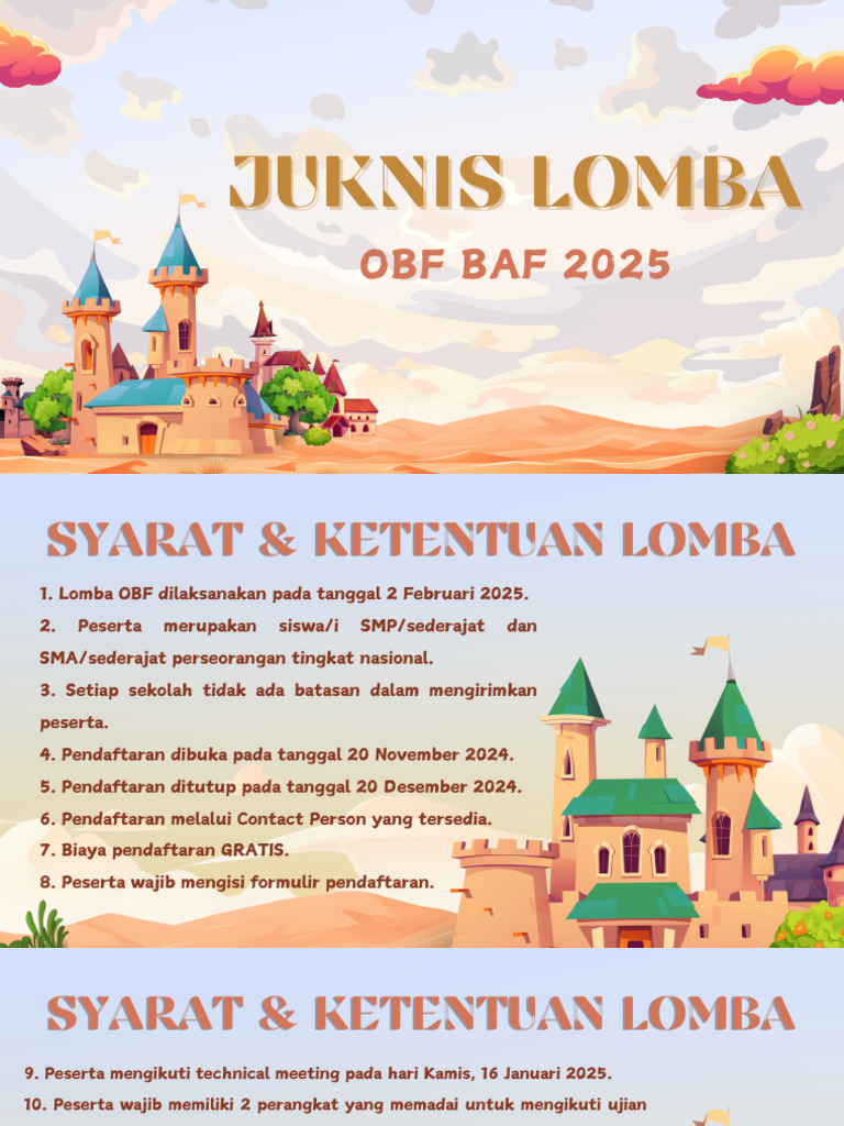 Juknis Obf | PDF