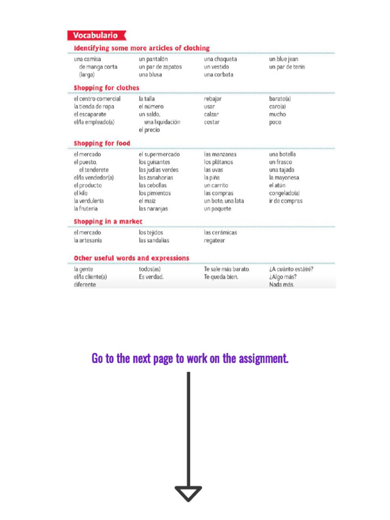 Vocabulary Sentence Assignment Guide | PDF