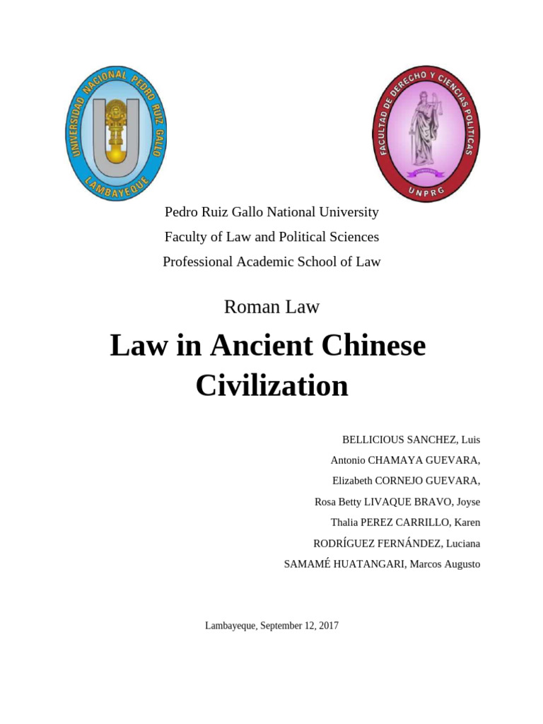 "Chinese Law - READY.pdf" | PDF | Emperor Of China | Qing Dynasty