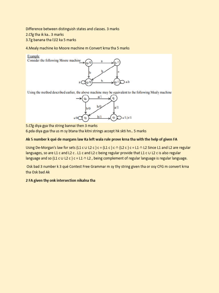 Cs402 Final Term Current Paper 2022 Solved by Adil Alvi | PDF | Theory Of Computation | Syntax