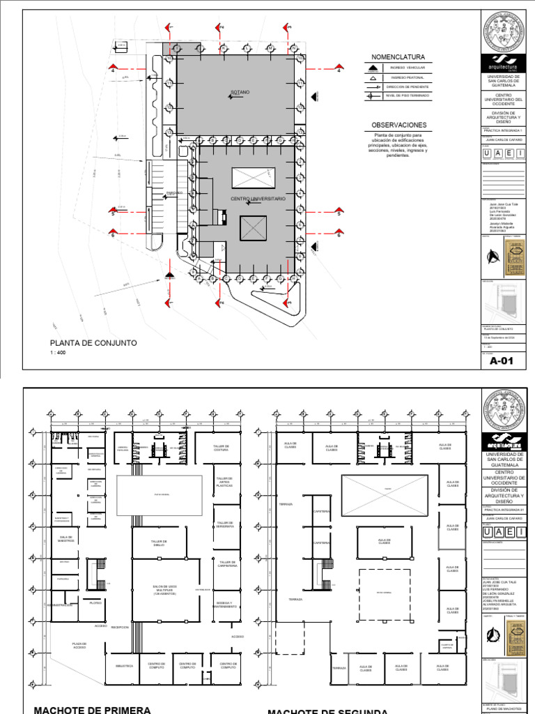 Arquitectonicos 01 | PDF