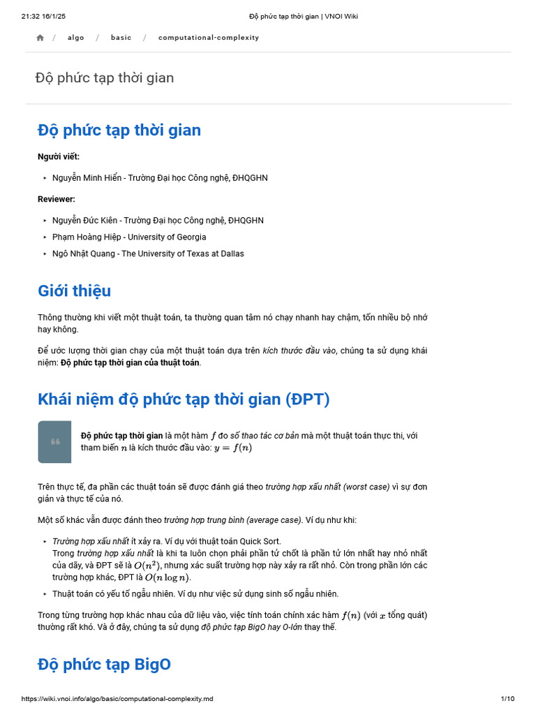 Bài1.đ PH C T P TH I Gian I | PDF