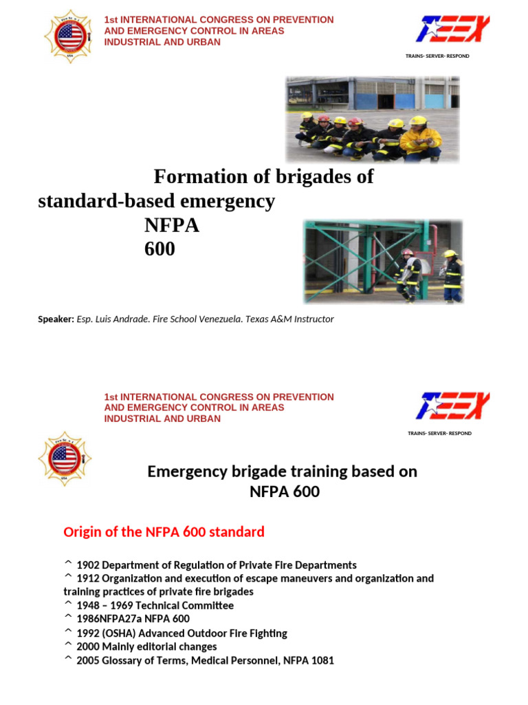 Formation and Training of Brigades | PDF | Firefighter | Emergency