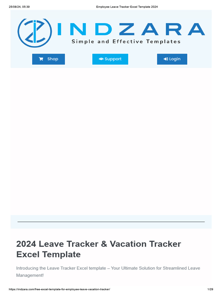 HR & Small Business Leave Tracker | PDF | Microsoft Excel | Workweek ...