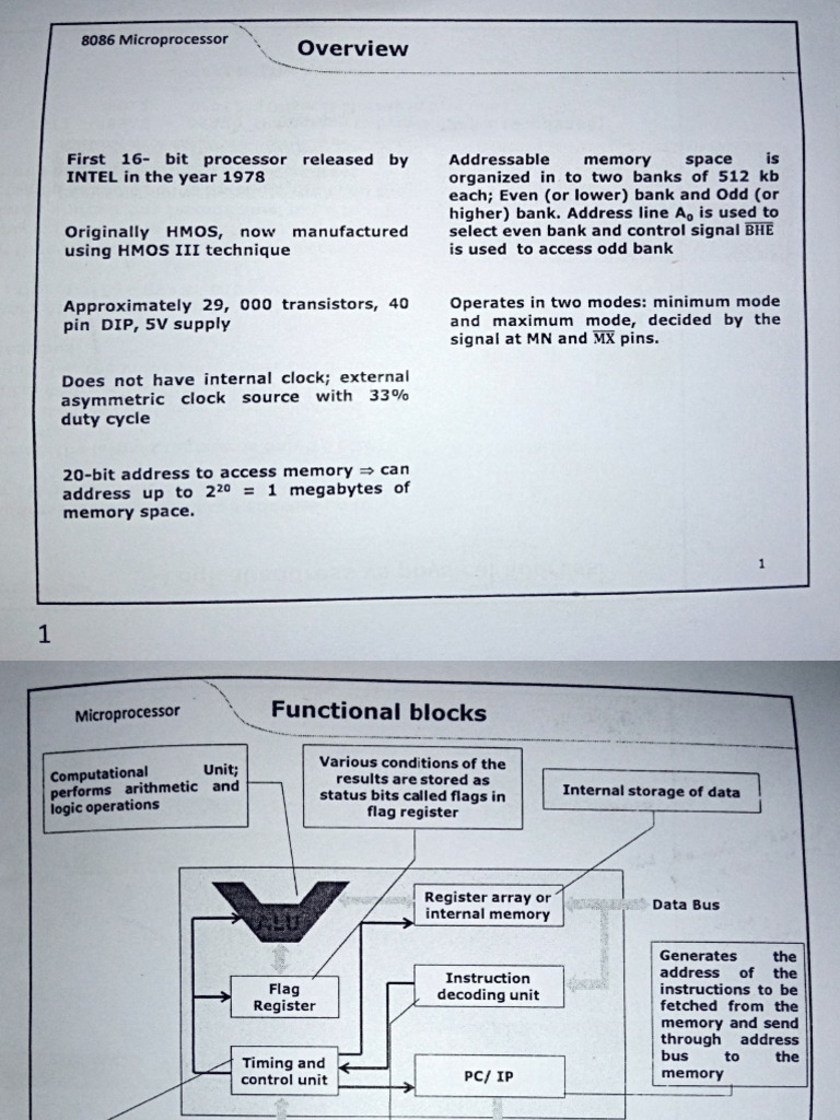 Chap-3 Intel 8086 | PDF