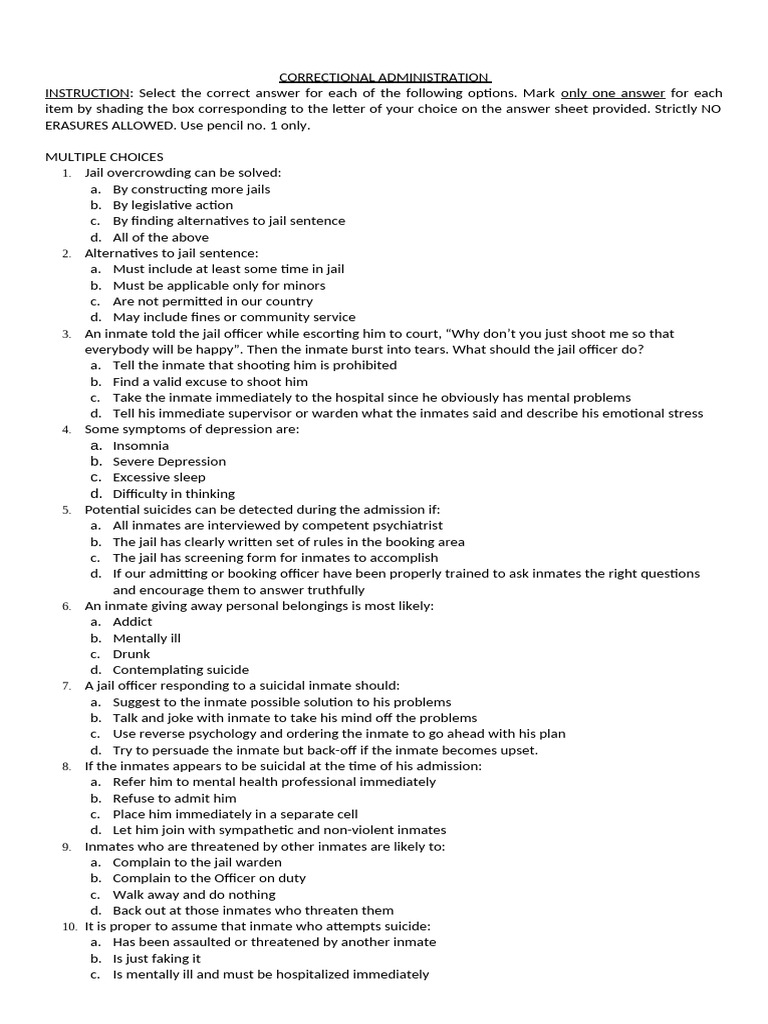 2.WA-QA CorAd | PDF | Prison | Prisoner