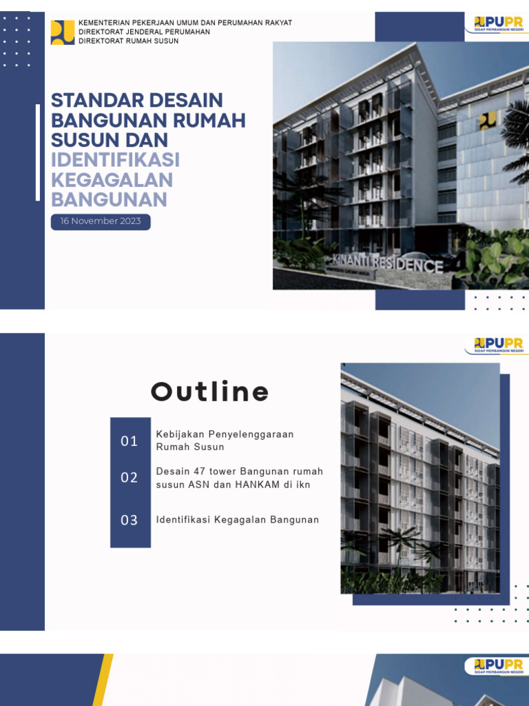 Aswin G. Sukahar - Standar Desain Bangunan Rumah Susun Dan Identifikasi Kegagalan Bangunan Rev.2 ...