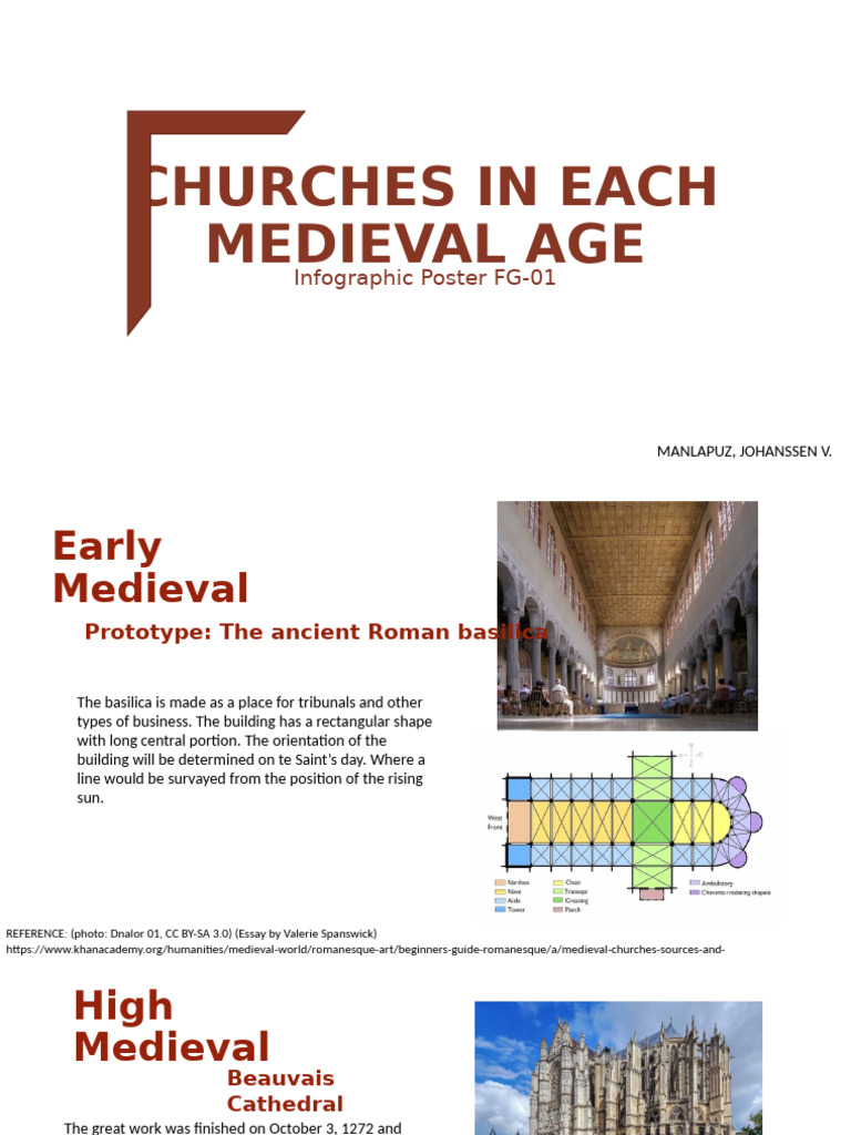 Churches in Each Medieval Age | PDF