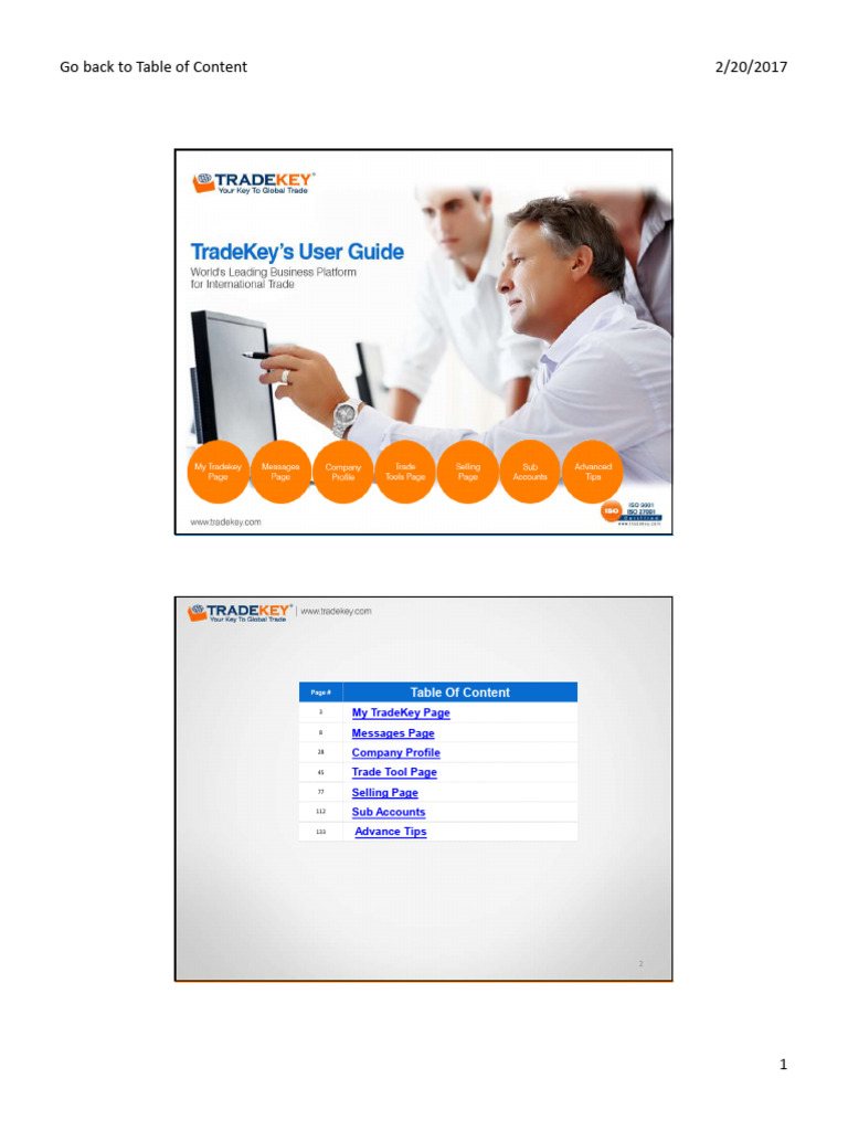 Tradekey's user guide | PDF | Email Spam | Computing