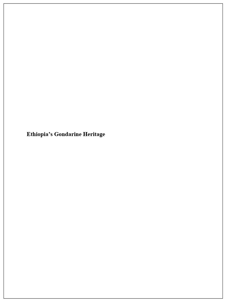 Seminar by Habib M. and Simret Y. | PDF | Ethiopia