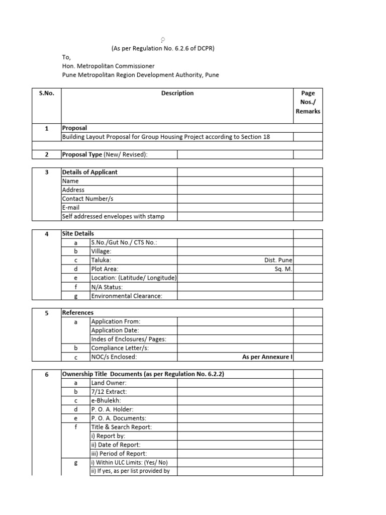 Building Scrutiny and Layout | PDF